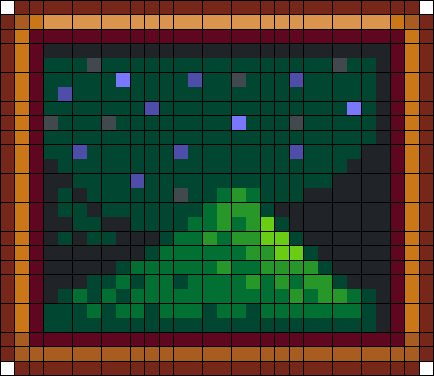 Stardew Valley 'A Night On Eco-Hill' Painting Perler Bead Pattern ...