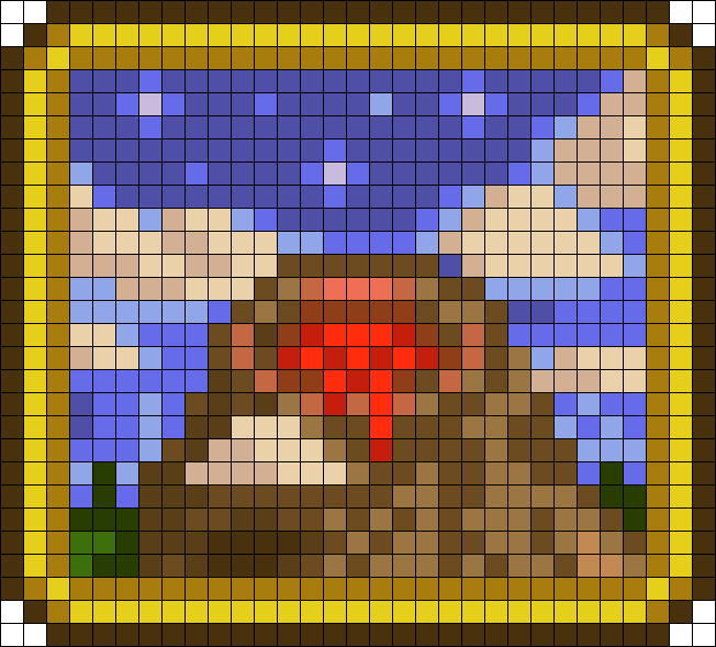 Stardew Valley 'Volcano Photo' Painting Perler Bead Pattern | Bead ...