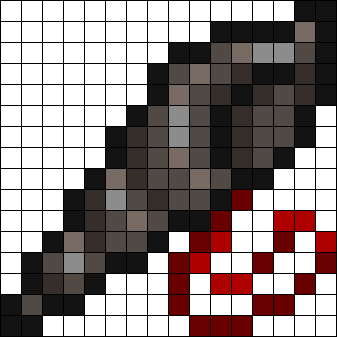Void Ghost Pendant Stardew Valley Perler Bead Pattern | Bead Sprites ...