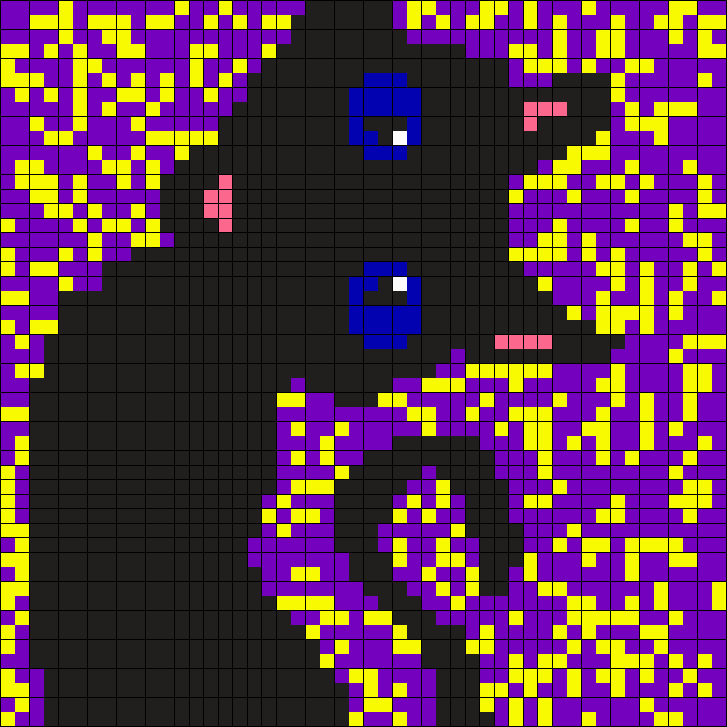 Cat From Coraline Perler Bead Pattern | Bead Sprites | Misc Fuse Bead ...