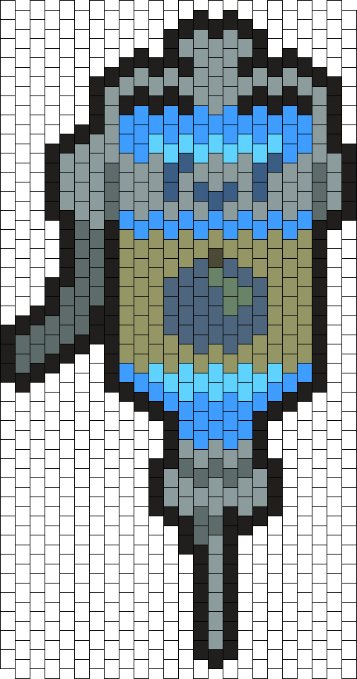 Eve Hypo Bioshock Flat Charm Large Pony Bead Patterns | Misc Kandi ...