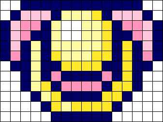 Tamagotchi Uni Pacifier Perler Bead Pattern | Bead Sprites | Misc Fuse ...