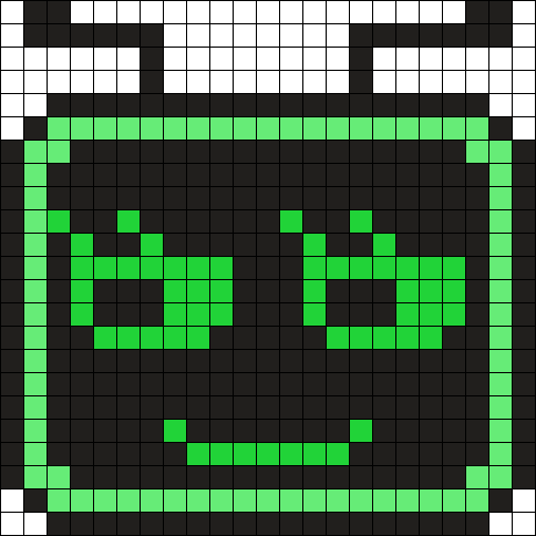 Vee Perler Bead Pattern | Bead Sprites | Misc Fuse Bead Patterns