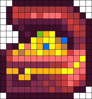 Treasure Chest Stardew Valley Perler Bead Pattern | Bead Sprites | Misc ...