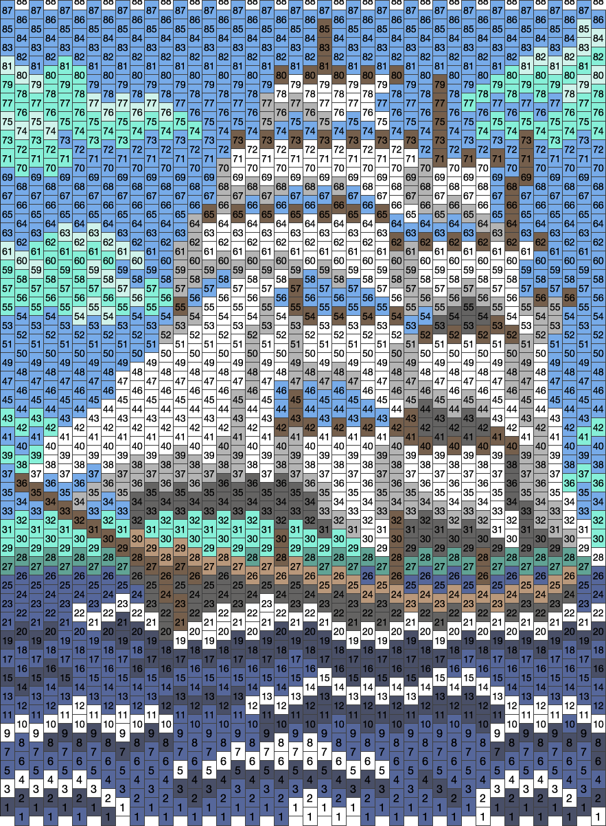 Pirate Ship Pony Bead Patterns | Misc Kandi Patterns for Kandi Cuffs