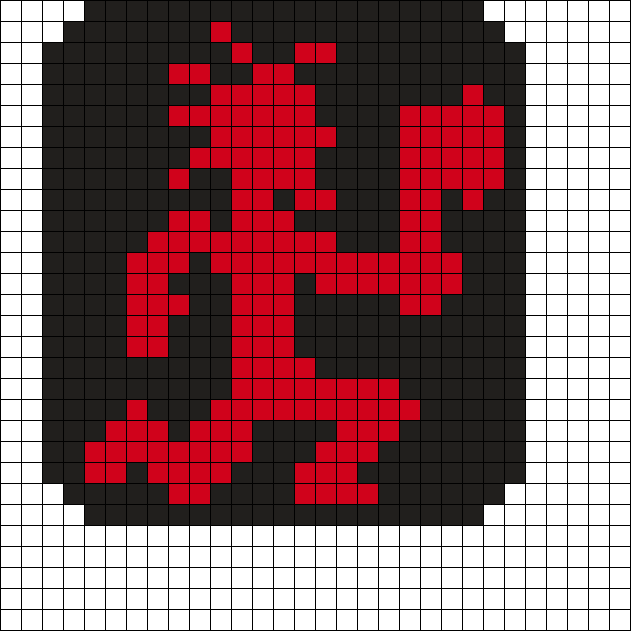 ICP Hatchet Man Perler Bead Pattern | Bead Sprites | Misc Fuse Bead ...