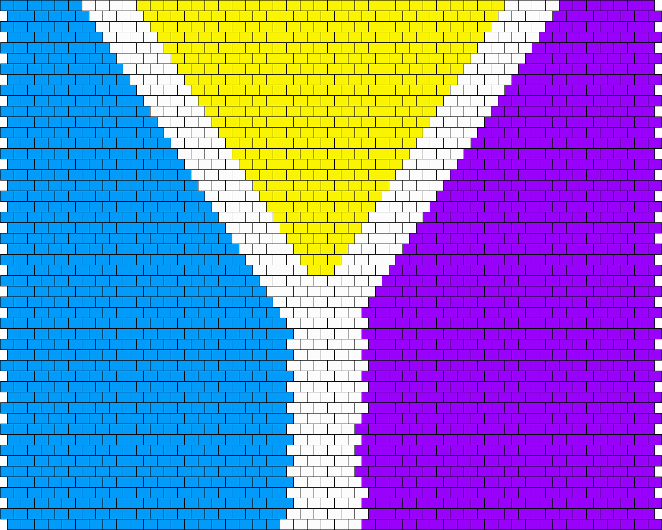 Yoyleland Flag Bfdi (peyote Ver) Bead Pattern | Peyote Bead Patterns ...