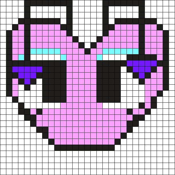 Flutter Perler! :X Perler Bead Pattern | Bead Sprites | Misc Fuse Bead ...