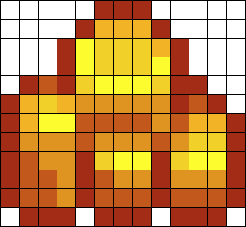 Pyrite Stardew Valley Perler Bead Pattern | Bead Sprites | Misc Fuse ...