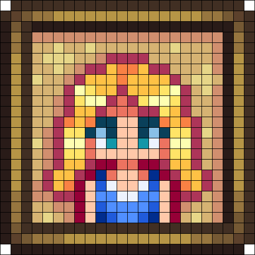 Haley Portrait Stardew Valley Perler Bead Pattern | Bead Sprites | Misc ...