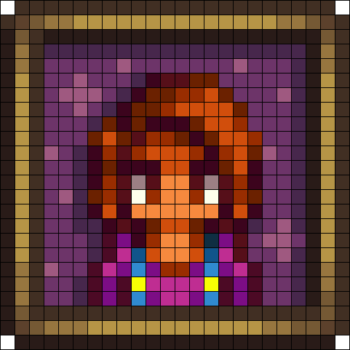 Maru Portrait Stardew Valley Perler Bead Pattern | Bead Sprites | Misc ...