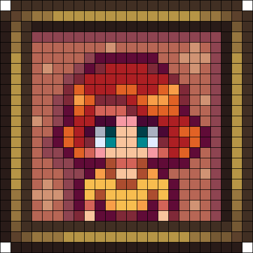 Penny Portrait Stardew Valley Perler Bead Pattern | Bead Sprites | Misc ...