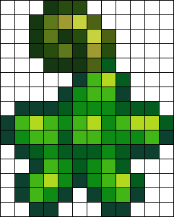 Mossy Seed Stardew Valley Perler Bead Pattern | Bead Sprites | Misc ...