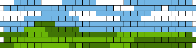 Windows 95 Background (Small Wrist) Bead Pattern | Peyote Bead Patterns ...