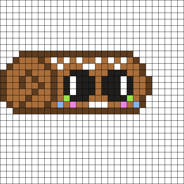 COSMO!1!!1!!!!!1 (Dandy's World) Perler Bead Pattern | Bead Sprites ...