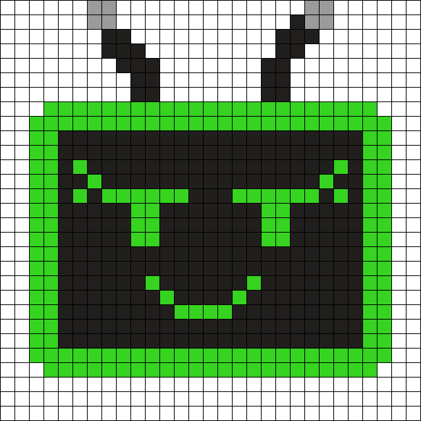 VEE!!!!!!(Dandy's World) Perler Bead Pattern | Bead Sprites | Misc Fuse ...