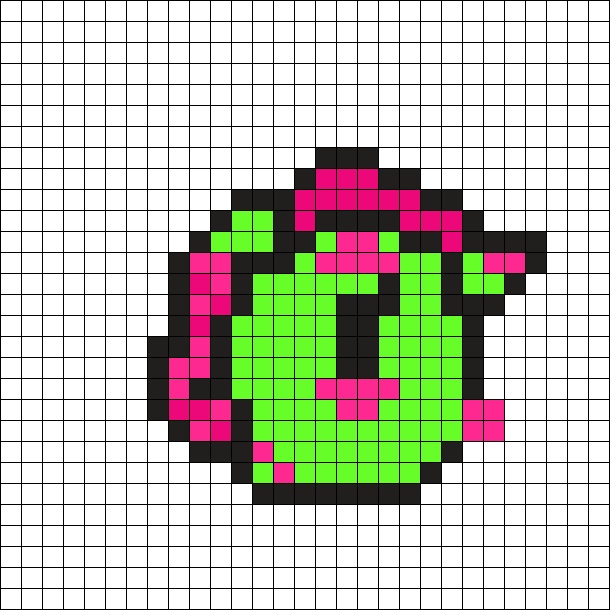 Tokidoki My Gf Made Me Into Perler Bead Pattern | Bead Sprites | Misc ...