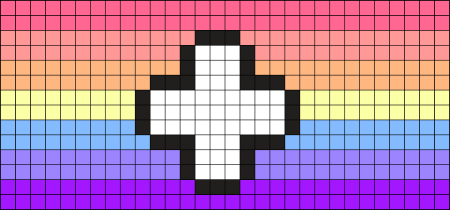 Otherxeni Perler Flag Coining Template Perler Bead Pattern | Bead ...