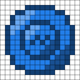 Lego Stud Perler Bead Pattern | Bead Sprites | Misc Fuse Bead Patterns