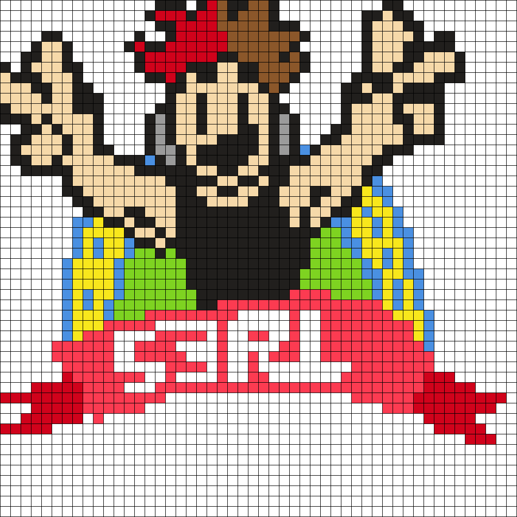 S3RL Perler Bead Pattern | Bead Sprites | Misc Fuse Bead Patterns