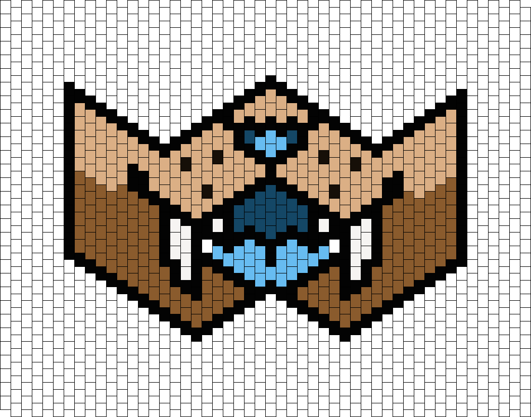 Kandi Dog Mask Pony Bead Patterns | Misc Kandi Patterns for Kandi Cuffs