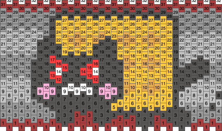 Tac Nayn Panel Pony Bead Patterns | Misc Kandi Patterns for Kandi Cuffs