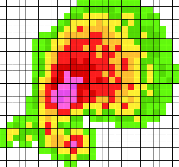 Radar Supercell Perler Bead Pattern | Bead Sprites | Misc Fuse Bead ...
