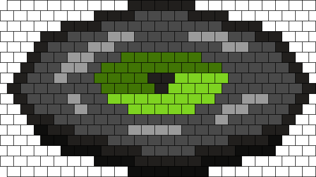 Minecraft Music Disc Ward Bead Pattern | Peyote Bead Patterns | Misc ...