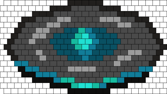 Minecraft Music Disc 5 Bead Pattern | Peyote Bead Patterns | Misc Bead ...