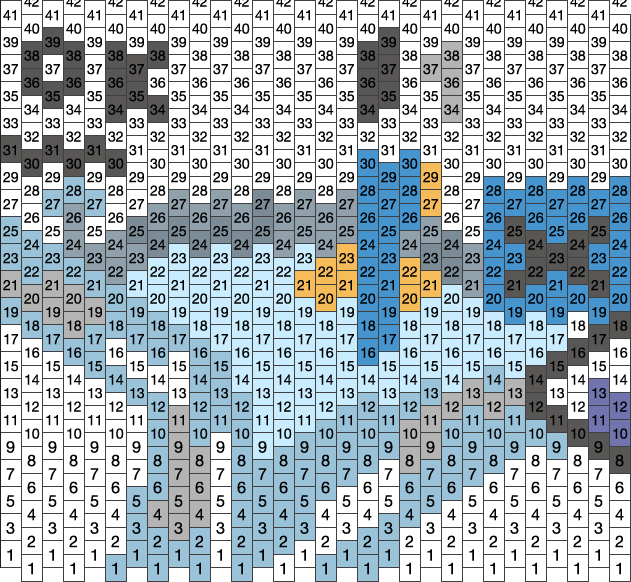 Radiohead Bag Panel 1 Pony Bead Patterns | Misc Kandi Patterns for ...