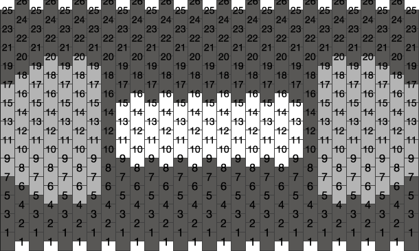 Small VHS Tape Bag Front Pony Bead Patterns | Misc Kandi Patterns for ...