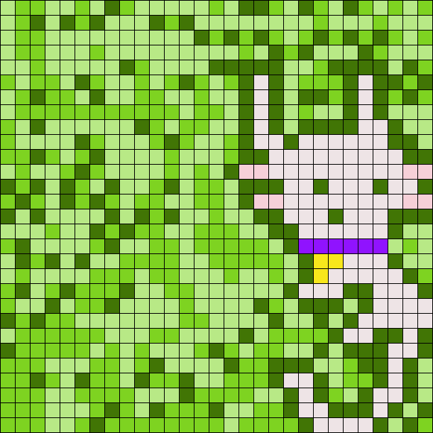 Axolotl + Cat Perler Bead Pattern | Bead Sprites | Misc Fuse Bead Patterns