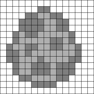 Minecraft GHAST Spawn Egg Perler Bead Pattern | Bead Sprites | Misc ...