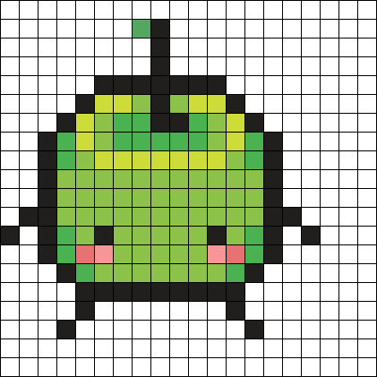 Junimo - Stardew Valley Perler Bead Pattern | Bead Sprites | Misc Fuse ...