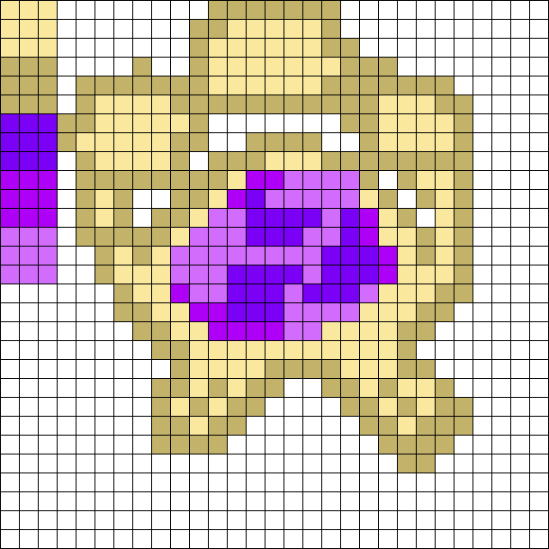 Electro Vision Genshin Perler Bead Pattern | Bead Sprites | Misc Fuse ...