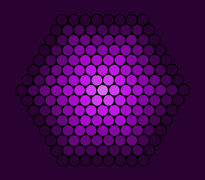 It's The Purple Hexagon Perler Bead Pattern | Bead Sprites | Misc Fuse ...