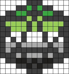 Aromantic D20 Perler Bead Pattern | Bead Sprites | Misc Fuse Bead Patterns