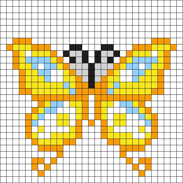 Sugarfly Cookie Charm Perler Bead Pattern | Bead Sprites | Misc Fuse ...