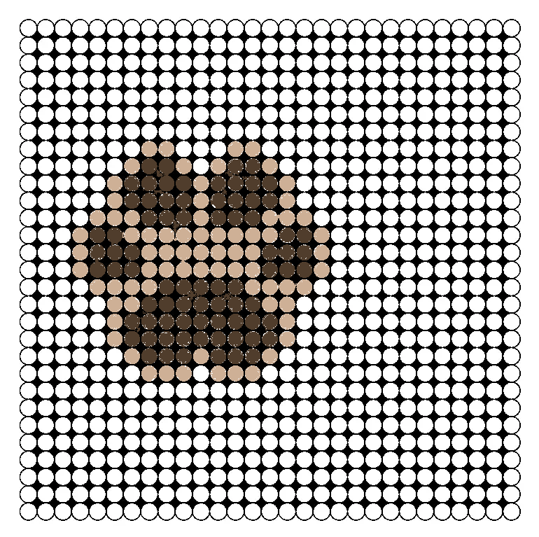 Puppy Paw! Perler Bead Pattern | Bead Sprites | Misc Fuse Bead Patterns