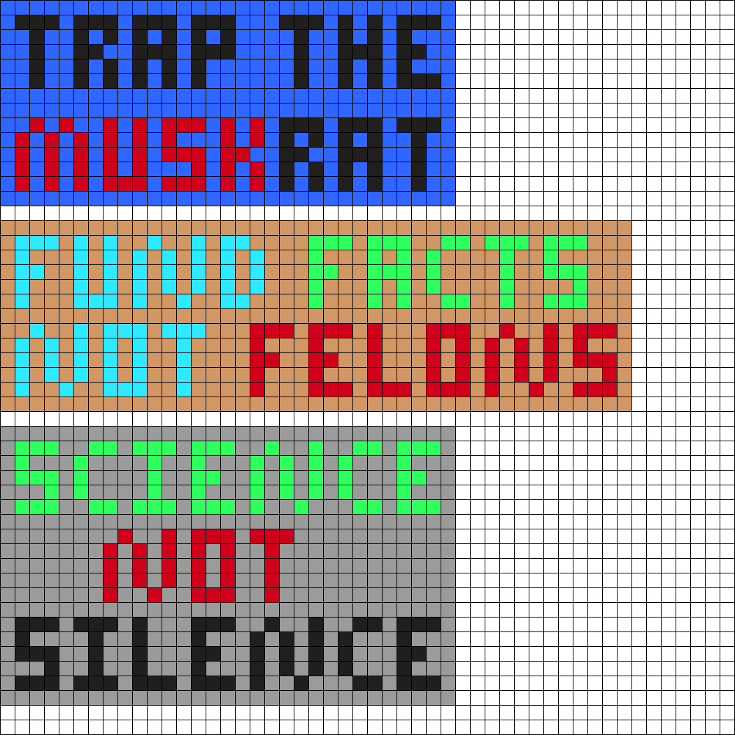 Anti Elon + Pro Science Pins Perler Bead Pattern | Bead Sprites | Misc ...