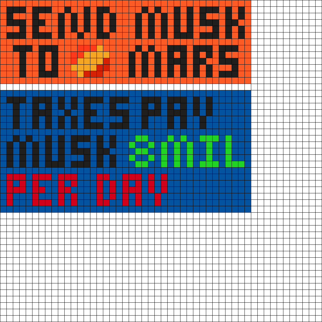 Anti Elon Pins Pt 2 Perler Bead Pattern | Bead Sprites | Misc Fuse Bead ...