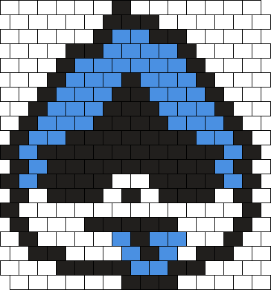 Lancer Deltarune >:3 Bead Pattern | Peyote Bead Patterns | Misc Bead ...