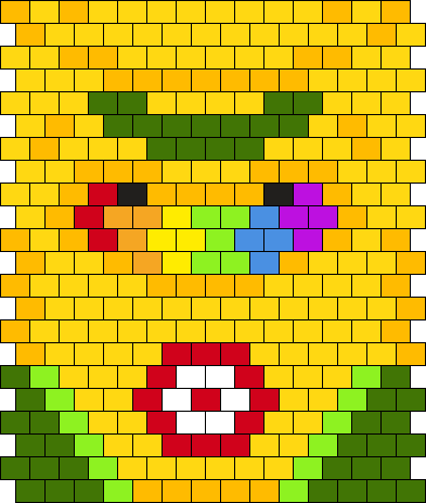 Crayon Bag Front (mini) Good For Phones Or Crayon Boxes! (without Eyes ...