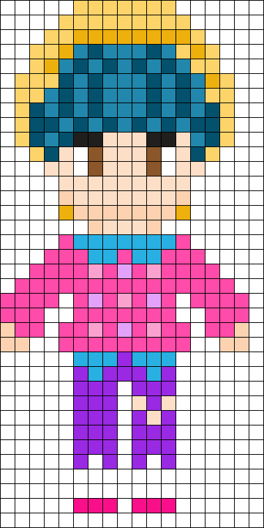 Baby Saja Boys Huntrix Kpop Demon Hunters KPDH Perler Charm Perler Bead ...