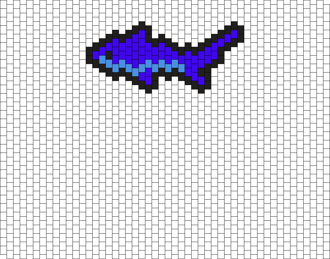 Thresher Shark Charm Pony Bead Patterns | Misc Kandi Patterns for Kandi ...