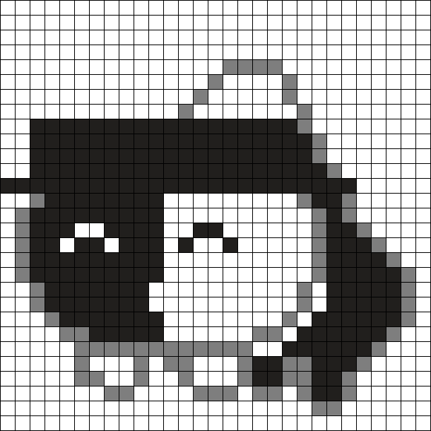 Artful Die Of Death Keychain Perler Bead Pattern | Bead Sprites | Misc ...