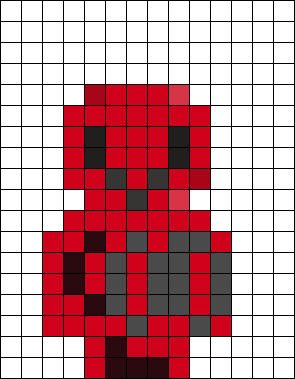 COOL KID:3 Perler Bead Pattern | Bead Sprites | Misc Fuse Bead Patterns