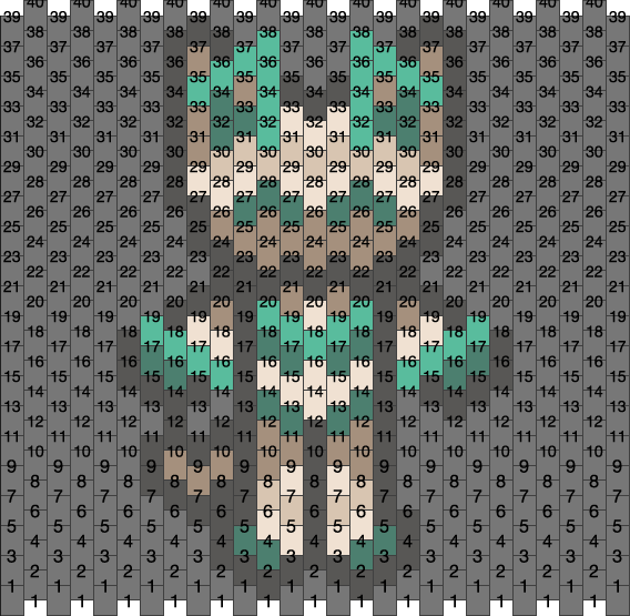 Cat Bug (isopod) Pony Bead Patterns | Misc Kandi Patterns for Kandi Cuffs