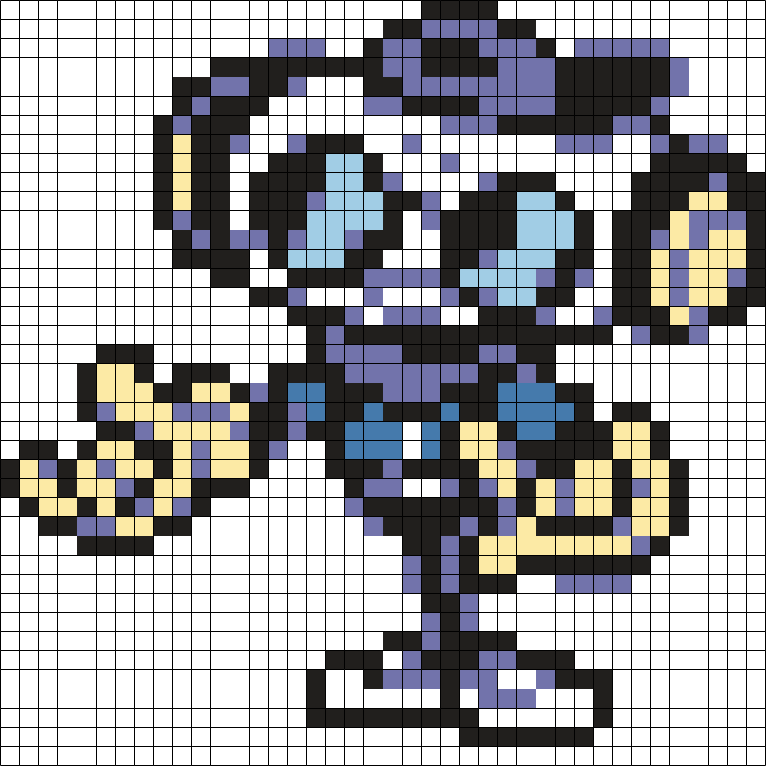 Cap'n Perler Bead Pattern | Bead Sprites | Misc Fuse Bead Patterns