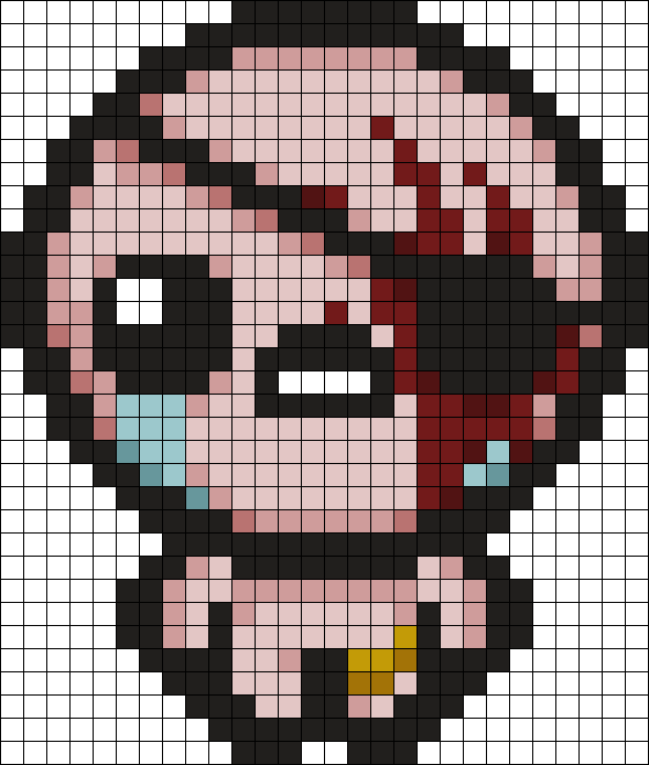 Tainted Cain (TBOI) Perler Bead Pattern | Bead Sprites | Misc Fuse Bead ...
